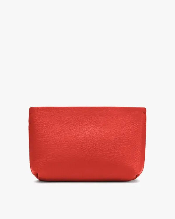 Cuyana Nano Zipper Pouch - Chili