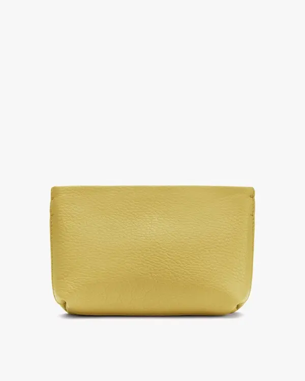 Cuyana Nano Zipper Pouch - Lime