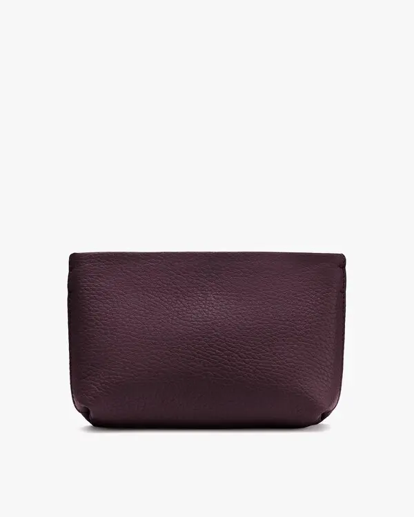 Cuyana Nano Zipper Pouch - Plum