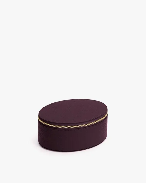 Cuyana Large Jewelry Case - Plum