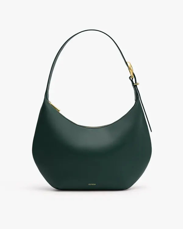 Cuyana Celestia Shoulder Bag - Forest