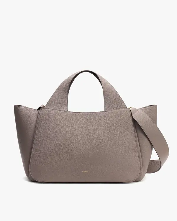 Cuyana Mila Satchel Bag - Clay
