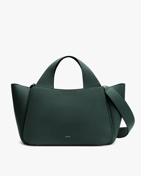 Cuyana Satchel Bag - Forest