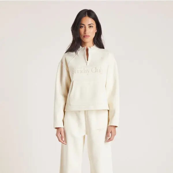 Lounge Quarter Zip Sweater