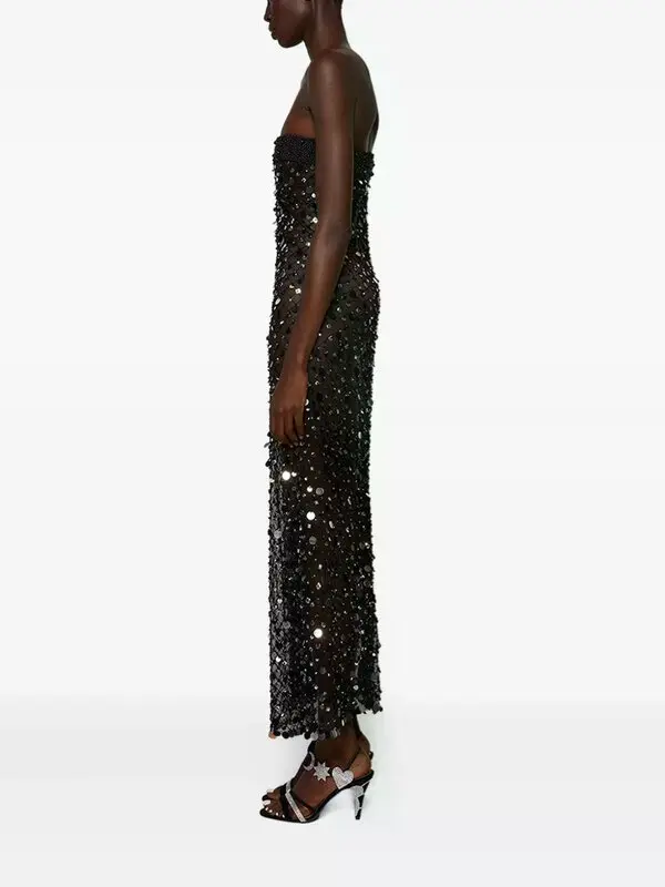 ROBERTA EINER Sequin-embellished Midi Dress