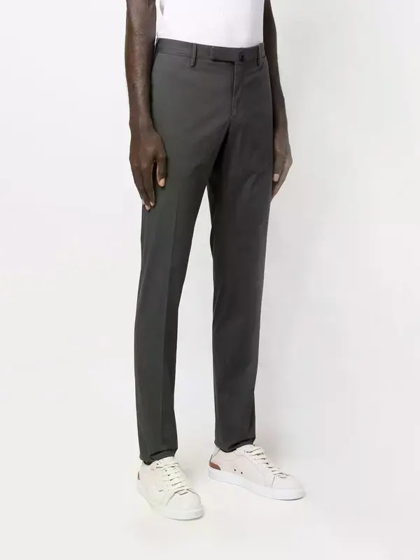Incotex Summer Poplin Trousers - Grey