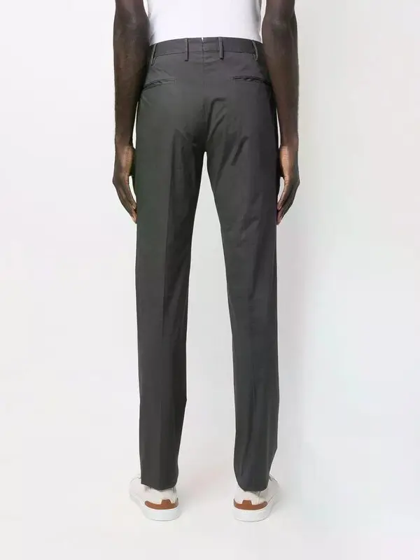 Incotex Summer Poplin Trousers - Grey
