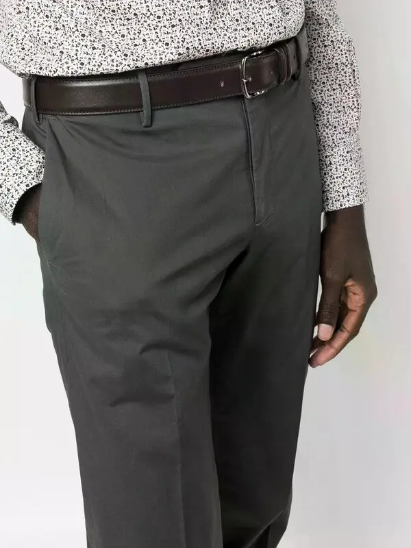 Incotex Summer Poplin Trousers - Grey
