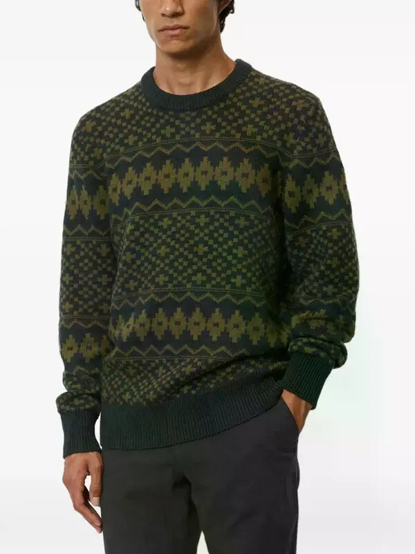 Marc O'polo Patterned Crew-neck Sweater