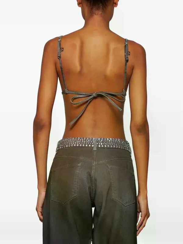 Attico Studded Triangle Bra
