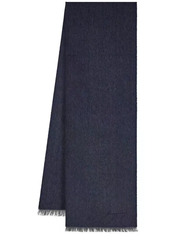FERRAGAMO Chevron Scarf - Blue