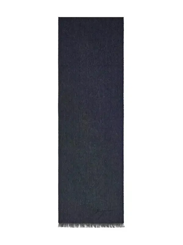 FERRAGAMO Chevron Scarf - Blue