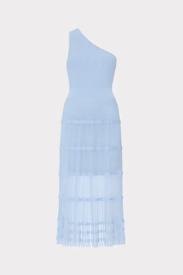 knit midi dress beige Soft Spaces Beige Sleeveless Knit Bodice Midi Dress main image 1