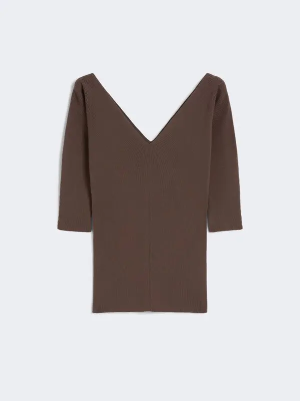 Max Mara Slim-fit Viscose Yarn Sweater