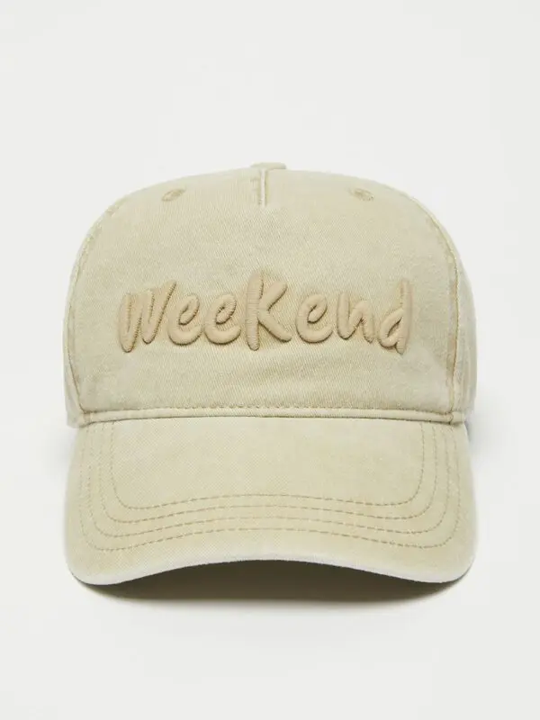 Max Mara Canvas Baseball Cap - Mustard