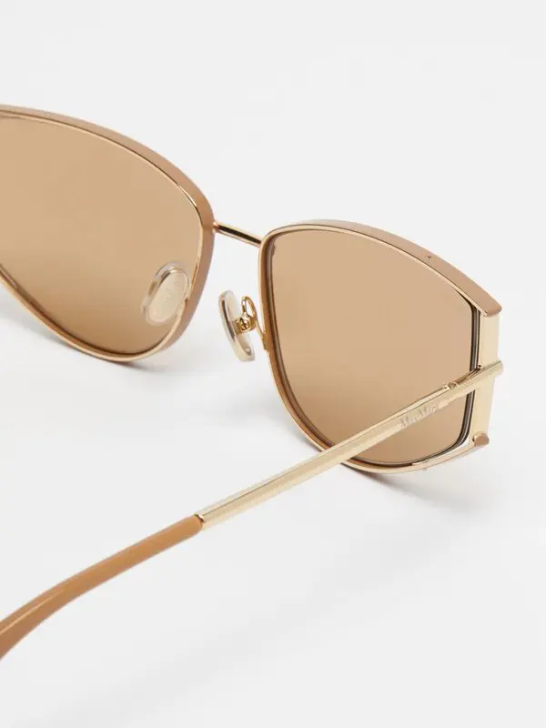 Max Mara Cat-Eye Sunglasses - Camel | Editorialist display picture 2