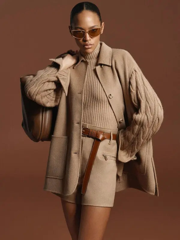 Max Mara Cat-Eye Sunglasses - Camel | Editorialist display picture 3