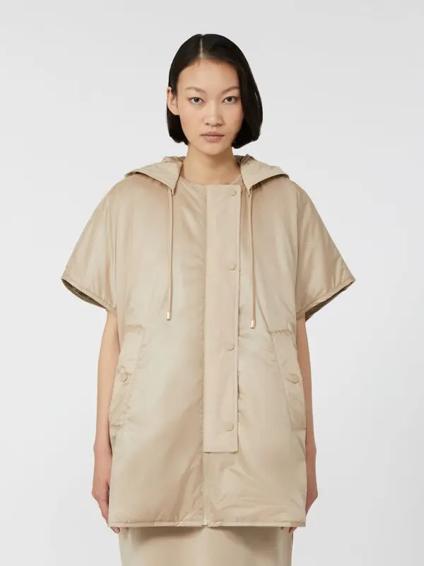 Max Mara Reversible Water-repellent Canvas Cape