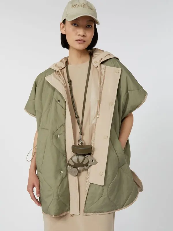 Max Mara Reversible Water-repellent Canvas Cape