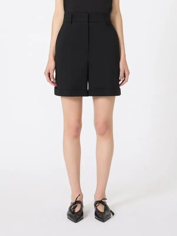 Max Mara Cotton Jersey High-waisted Shorts