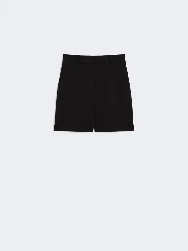 Max Mara Cotton Jersey High-waisted Shorts