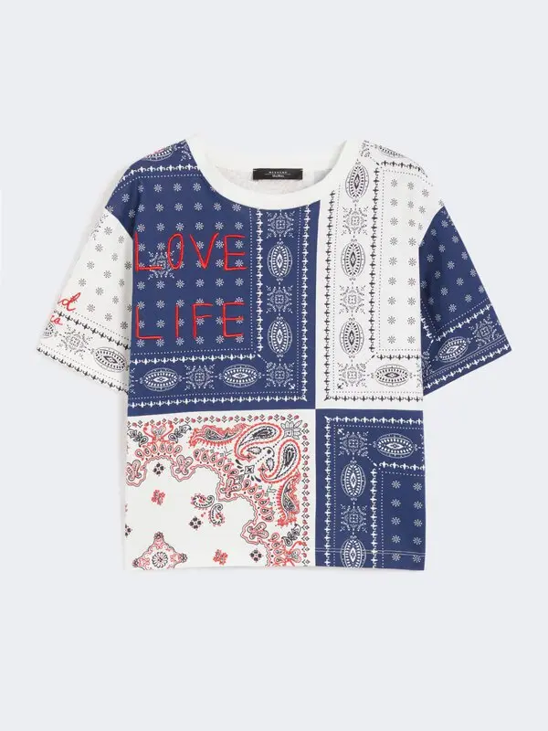 Max Mara Printed Organic Cotton T-shirt