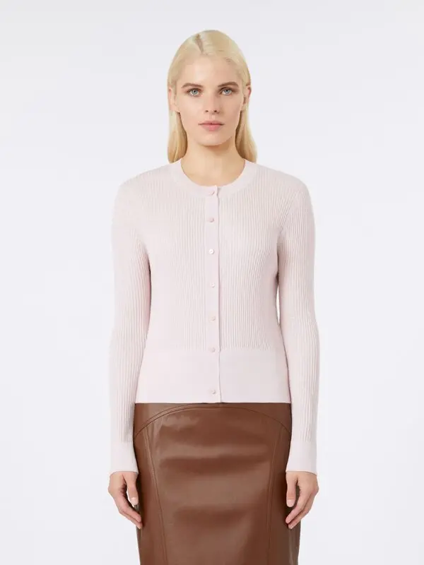 Max Mara Wool And Silk Cardigan