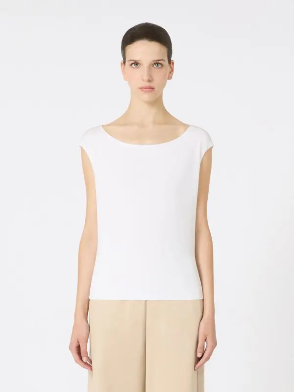Max Mara Silk Jersey Top