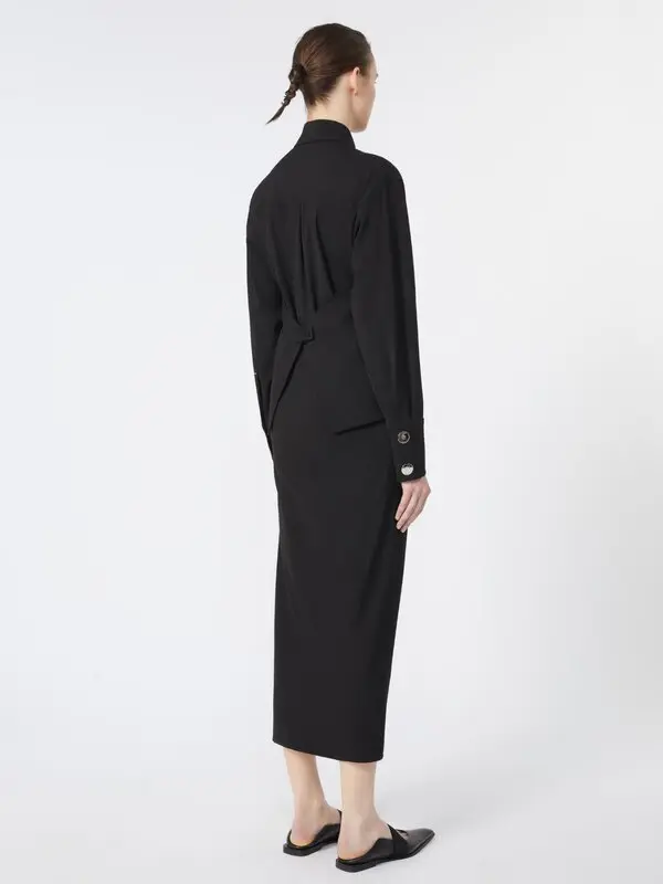 Max Mara Fitted Shirt Dress With Ruching