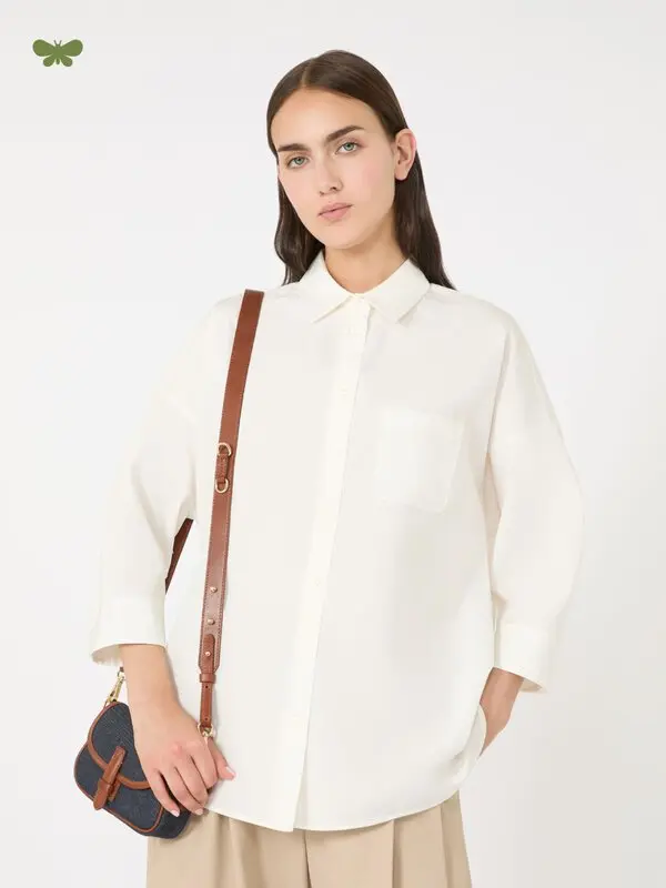 Max Mara Flared Poplin Shirt