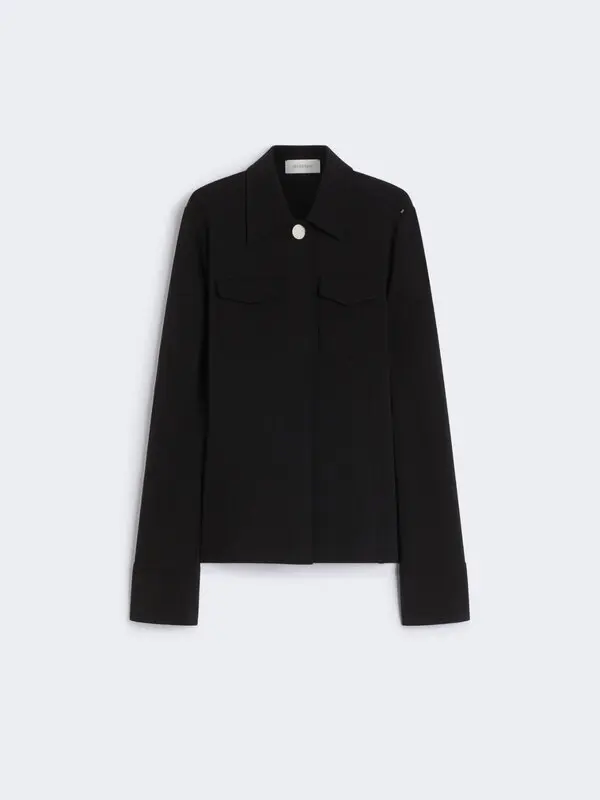 Max Mara Crepe Shirt Jacket