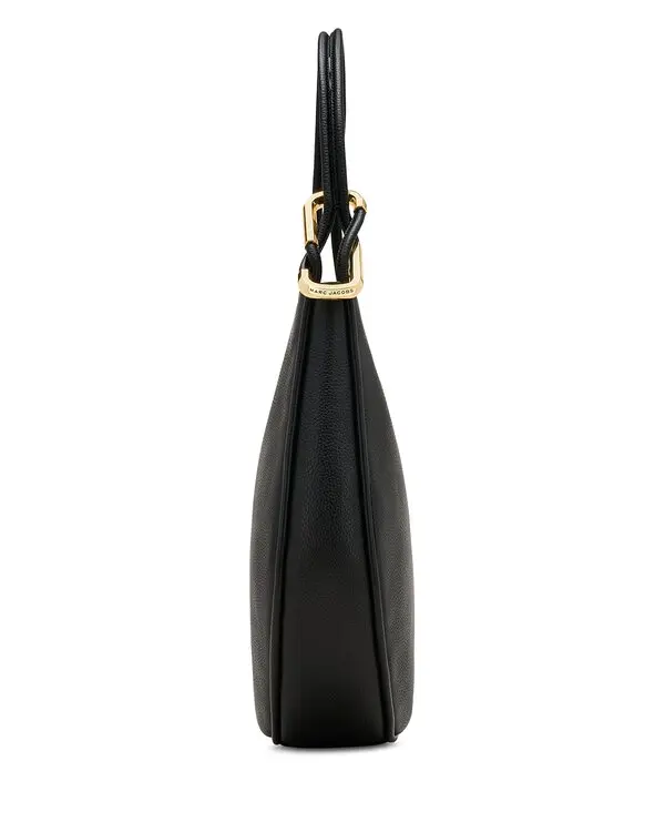 Marc Jacobs Large Leather Hobo Bag - Black