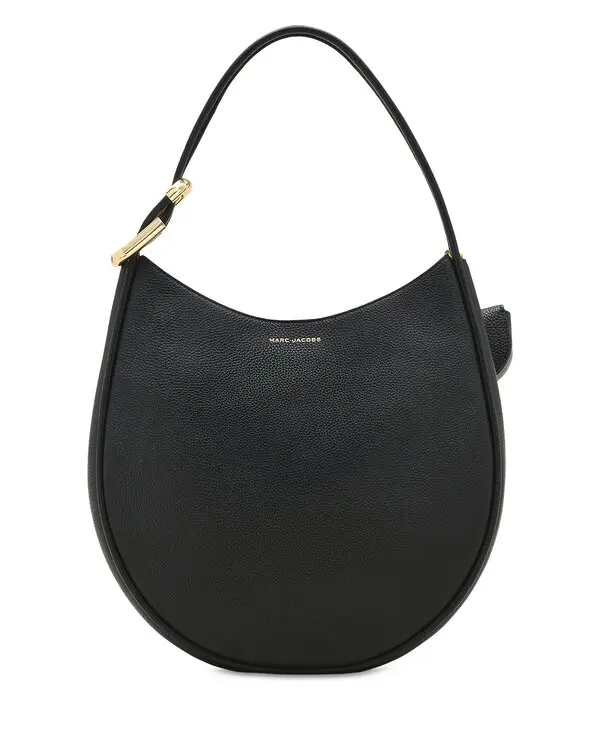 Marc Jacobs Large Leather Hobo Bag - Black