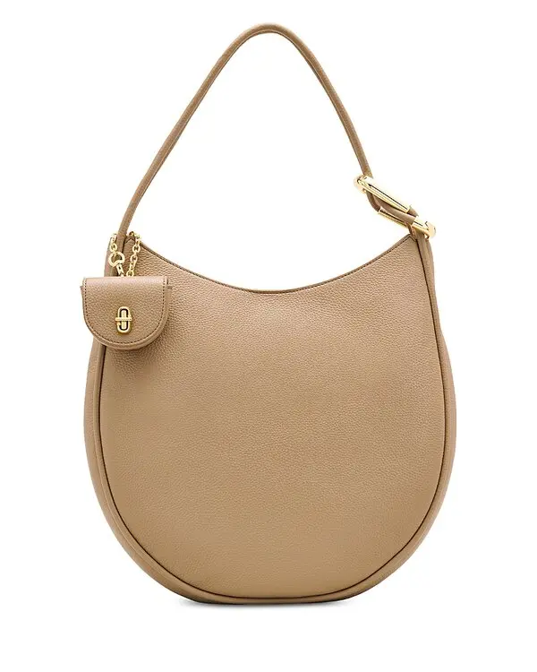Marc Jacobs Large Leather Hobo Bag - Camel