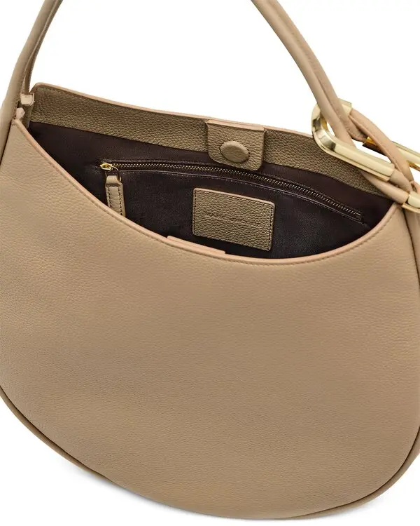 Marc Jacobs Large Leather Hobo Bag - Camel