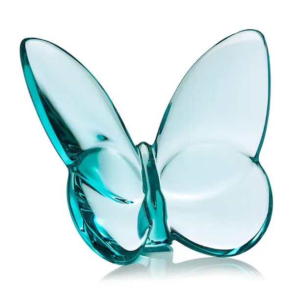 THE MARTHA, BY BACCARAT 2.5 Lucky Crystal Butterfly - Turquoise