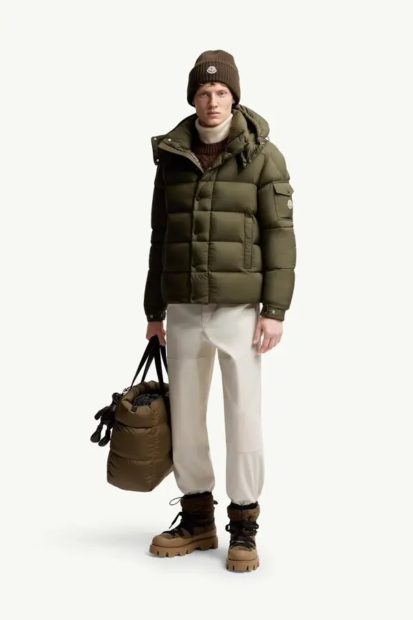 Moncler Maya 70 Hooded Down Jacket - Green