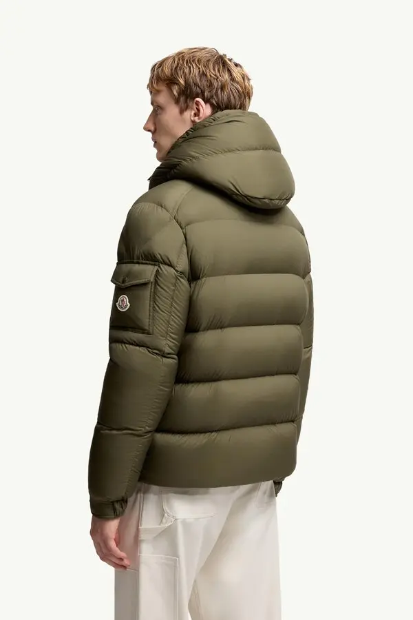 Moncler Maya 70 Hooded Down Jacket - Green