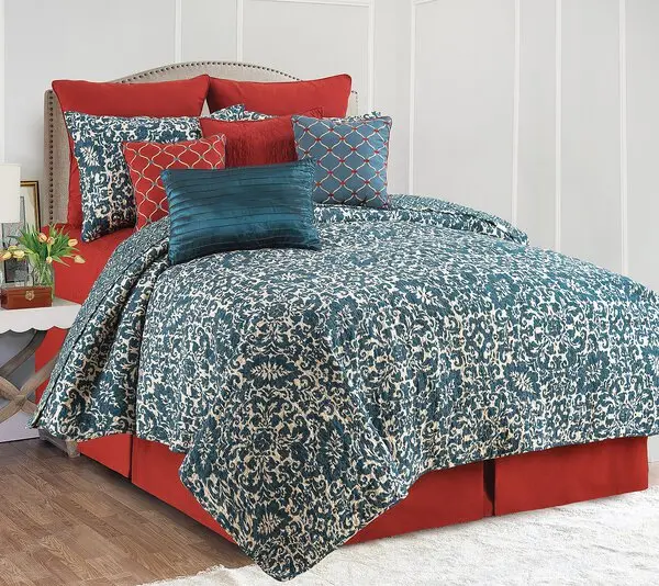 C&F HOME Madison Adriatic King Quilt Set