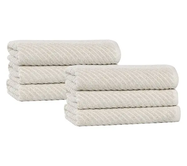 SUPERIOR Amelia Viscose Cotton Blend 2-piece Ha Nd Towel Set - One-color