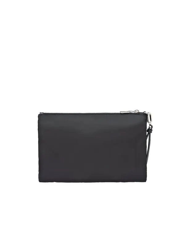 Prada Re-nylon And Saffiano Leather Pouch