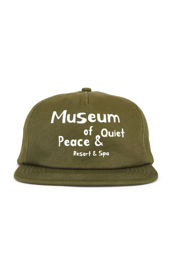 MUSEUM OF PEACE & QUIET Resort 5-panel Cap - Olive