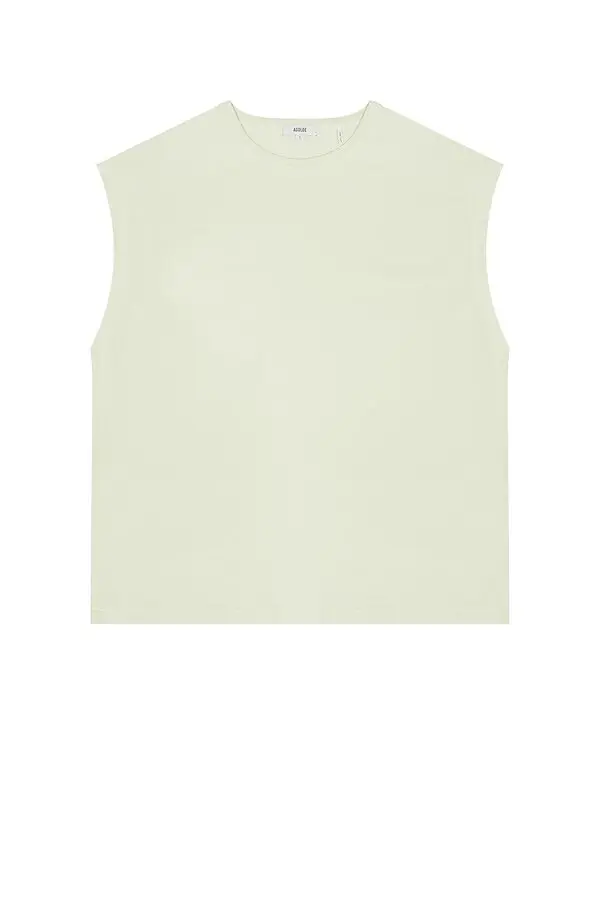 AGOLDE Leonard Sleeveless Tee - Mint