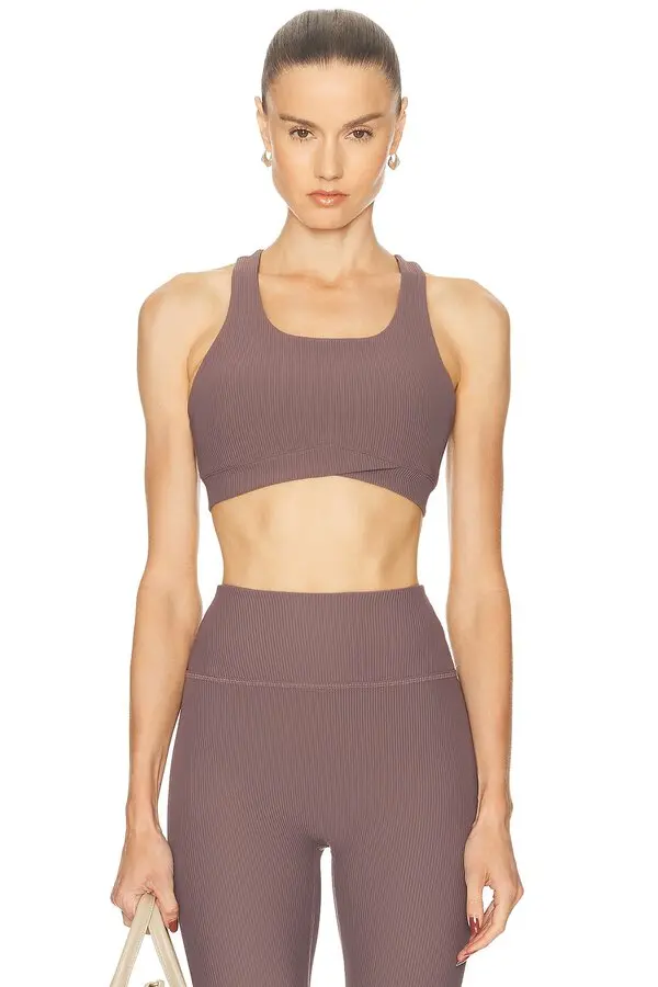 Beyond Yoga Impulse Bra In Taupe