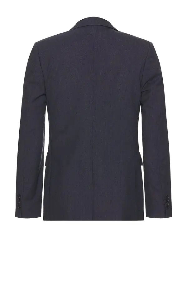 Givenchy Notch Lapel Jacket In Navy