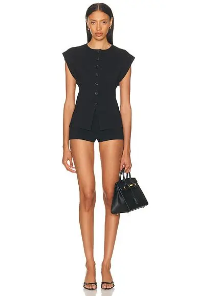EAVES Janith Sleeveless Cardigan