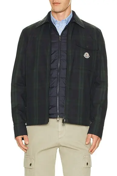 Moncler Checked Shirt Jacket