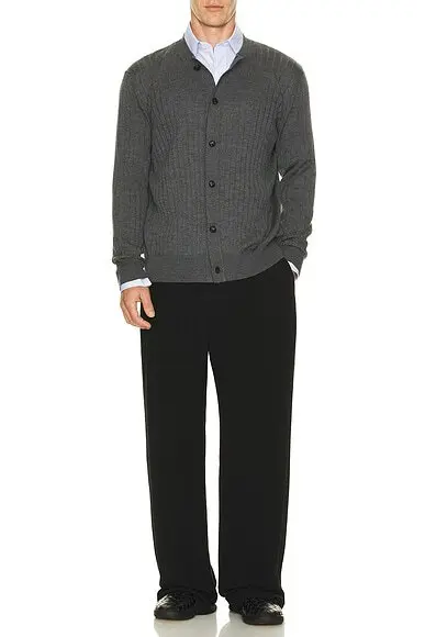 Bottega Veneta Wool Rib Cardigan