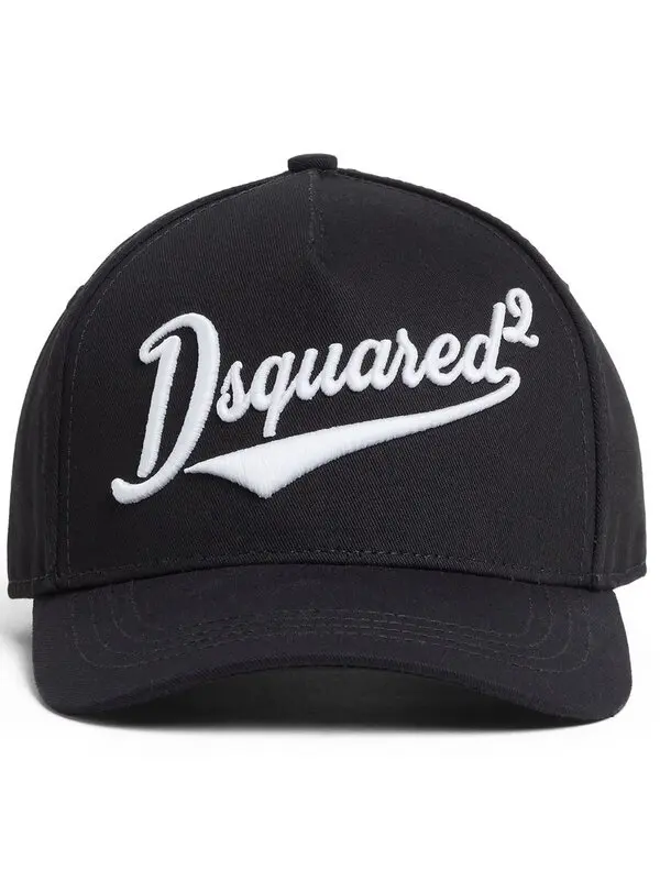 Dsquared2 Baseball Cap With Embroidered Logo - Black