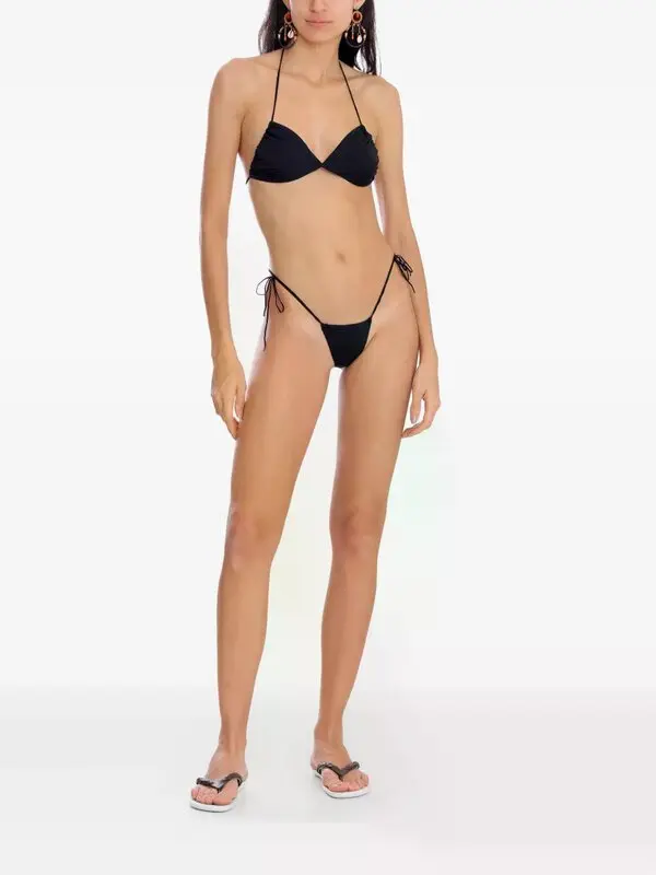 AMIR SLAMA Triangle Tie-fastening Bikini Set